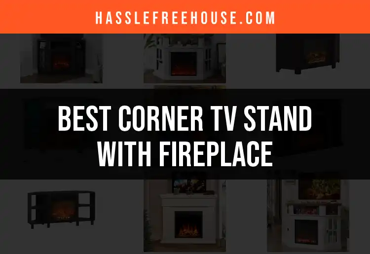 11 Corner TV Stands With Fireplaces You'll Love